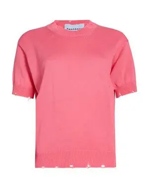 AMARANTO Sweater Fuchsia Size Cotton - Pink