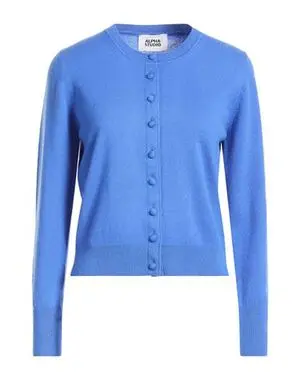 Alpha Studio Cardigan Azure Size Wool - Blue