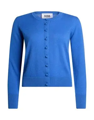 Alpha Studio Wool Cardigan - Blue