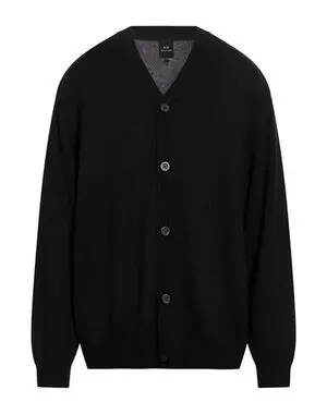 Armani Exchange Cardigan Size Cotton, Acrylic, Virgin Wool - Black