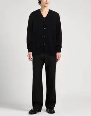 Armani Exchange Cardigan In Cotton, Acrylic, And Virgin Wool