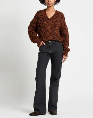 MANILA GRACE Sweater Size Wool, Polyamide - Brown