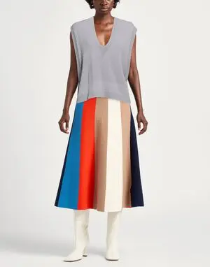 MANILA GRACE Sleeveless V-neck Sweater - Grey