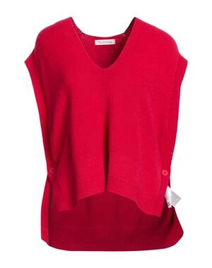 MANILA GRACE MANILA GRACE Sleeveless V-Neck Sweater Red