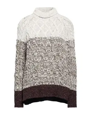 MOORER Turtleneck Light Size Wool, Cashmere, Polyester - Grey