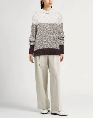 MOORER Light Wool, Cashmere, And Polyester Turtleneck Sweater