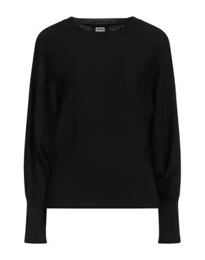 Alpha Studio Sweater Size Merino Wool - Black