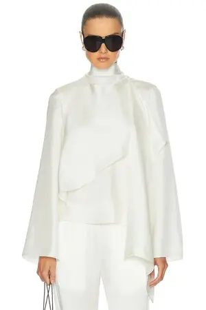 RÓHE Silk Foulard Top