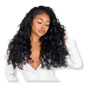 TRUE + PURE TEXTURE Island Wave Loose Wave Curly Human Hair Wefts Extensions - One-color