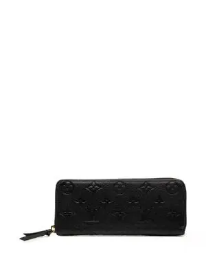 LOUIS VUITTON 2018 Monogram Empreinte Clemence Wallet Long Wallets - Black