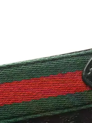 Gucci Microssima Web Giglio Satchel