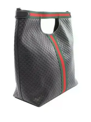 Gucci Microssima Web Giglio Satchel