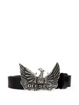 Diesel® Silver Tone Belts For Men
