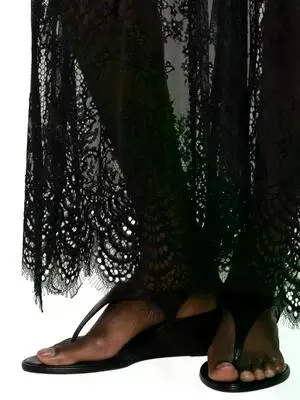 MARC ELLIS Lace Ruffled Skirt - Black