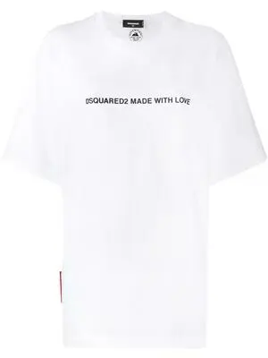 Dsquared2 Made With Love" T-shirt - White