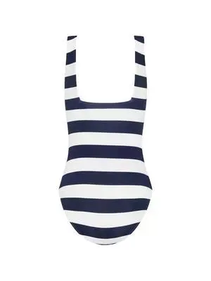 Bondi Born Margot Striped One-piece Swimsuit