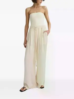 Bondi Born Ardea Luxe Hammered Satin Wide Leg Trousers
