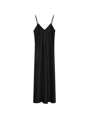 Bondi Born Bias-cut Slip Maxi Dress - Black