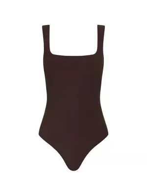Bondi Born Mackinley Square-neck Swimsuit - Brown