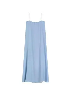 Bondi Born Silk Maxi Dress - Blue