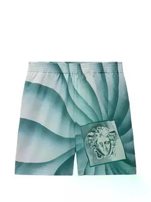 Versace Medusa Print Elasticated Waist Shorts