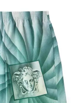 Versace Medusa Print Elasticated Waist Shorts