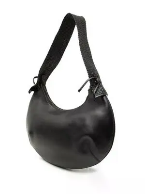 Gucci Calfskin Crescent Half Moon Hobo Bag - Black