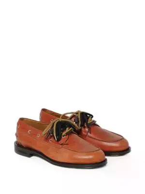 MAGLIANO Lace-up Leather Boat Shoes