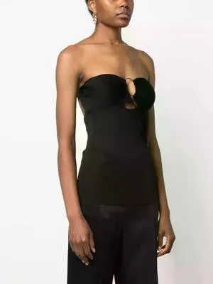 TOM FORD Ring Detail Strapless Knit Top