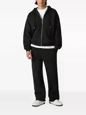 Casablanca Monogram-print Zip-up Hoodie