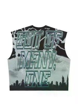 GODSPEED Voltage Graphic-print Vest - Black