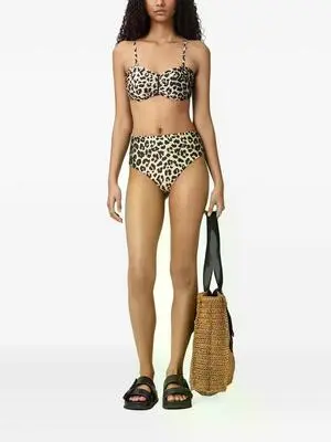 ALLSAINTS Talaria Leopard-print Bikini Bottoms