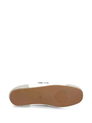 Moschino Logo Plaque Suede Panel Sneakers