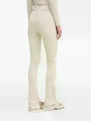 Alpha Industries Logo Plaque Split-hem Flared Trousers