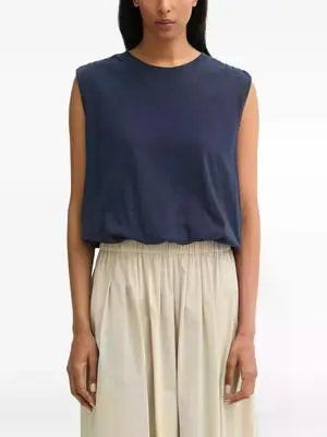 Rag & Bone Mica Ruched-shoulder Sleeveless Top