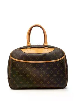 LOUIS VUITTON Monogram Canvas Deauville Handbag - Brown