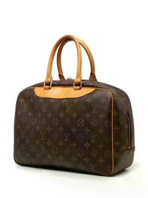 LOUIS VUITTON Monogram Canvas Deauville Handbag - Brown