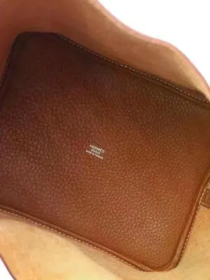 Hermès Clemence Picotin Lock 22 Handbag - Brown