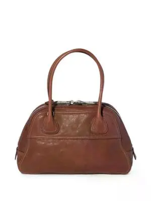 Miu Miu Vivant Nappa Leather Bag - Brown