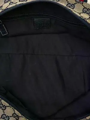 Gucci Gg Canvas Web Tote Bag