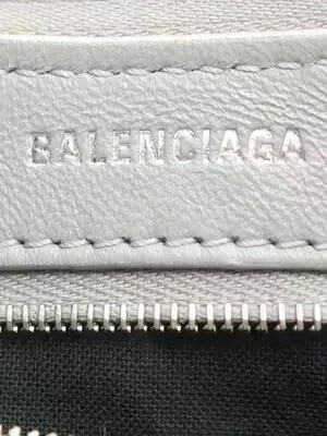 Balenciaga Leather Mary Kate Sling Bag Shoulder Bag - Silver
