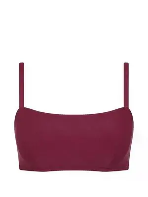 Bondi Born Anja Square-neck Bikini Top - Red