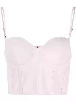 Alexander McQueen Boned Corset Top - Pink