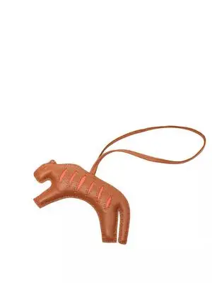 Hermès Bico Tiger Bag Charm Keychain - Brown