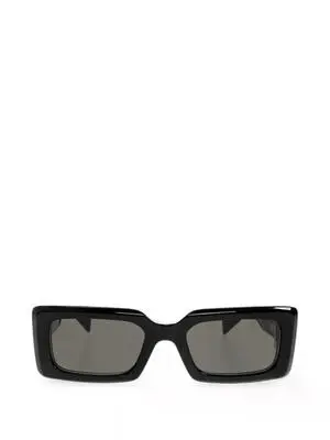 Balmain Anthem-i Rectangle-frame Sunglasses - Black