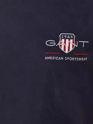 Gant Logo-embroidered T-shirt