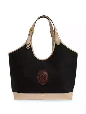 Versace Canvas Tote Bag - Black