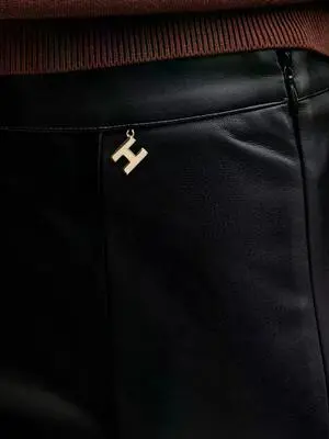 SILVIAN HEACH Logo-plaque Slim-fit Trousers
