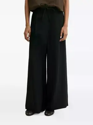 Marc O'polo Pleated Drawstring-waist Wide-leg Trousers
