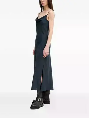 ALLSAINTS Hadley Cowl Neck Maxi Dress